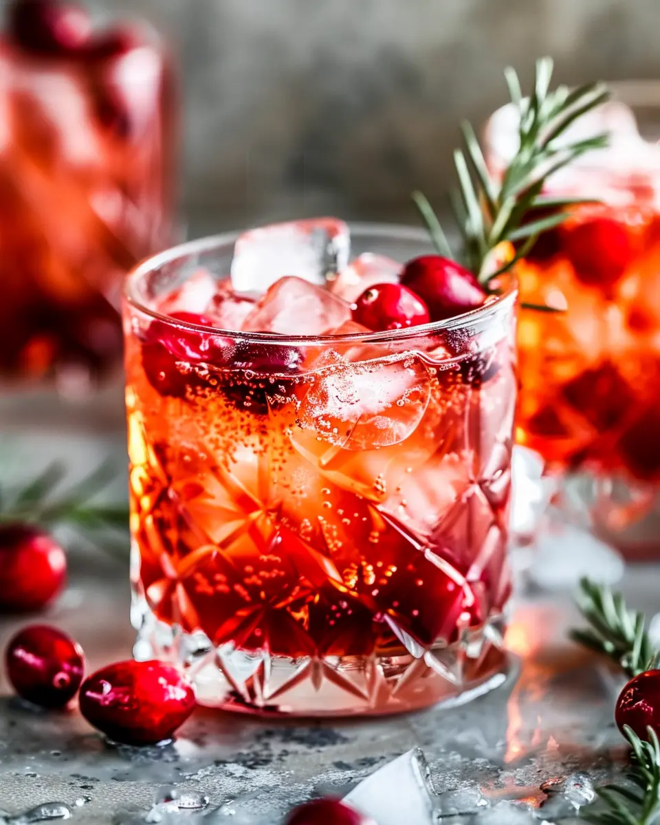 Cranberry Bourbon Smash