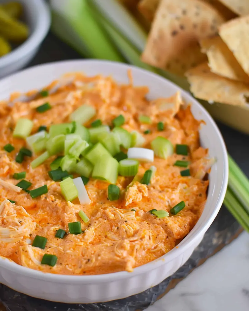 Crockpot Buffalo Chicken Dip Recipe
